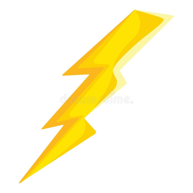 Voltage Bolt Electric Icon Cartoon Vector. Arrow Storm Stock Vector ...