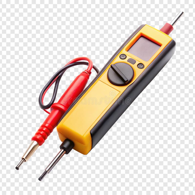 Voltage Detector Isolated on Transparent Background Stock Illustration ...