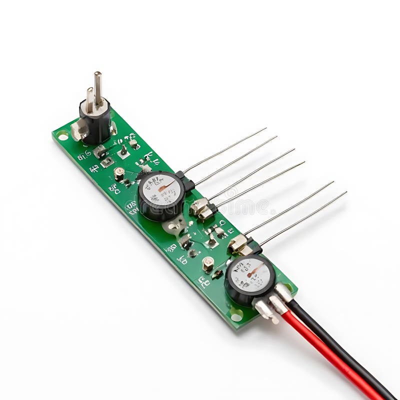 Voltage Divider Isolated on a White Background Stock Photo - Image of ...