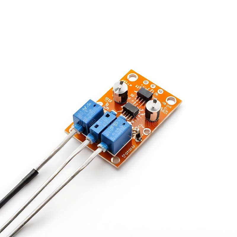 Voltage Divider Isolated on a White Background Stock Photo - Image of ...