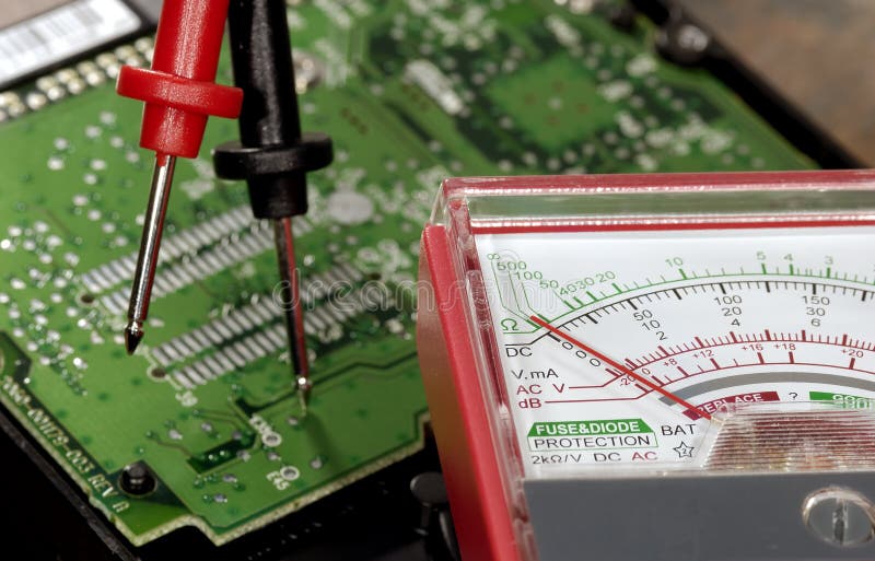 Voltage Meter stock photo. Image of electronics, watts - 1025574