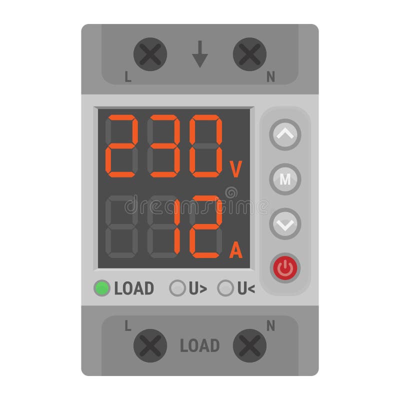 Voltage Monitoring Modular Relay Stock Illustration - Illustration of ... Voltage Monitoring Modular Relay Stock Illustration - Illustration of ...