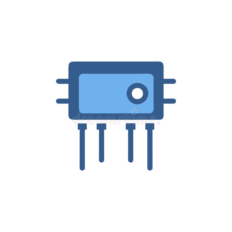 Voltage Regulator Icon for Electronics Stock Photo - Illustration of ...