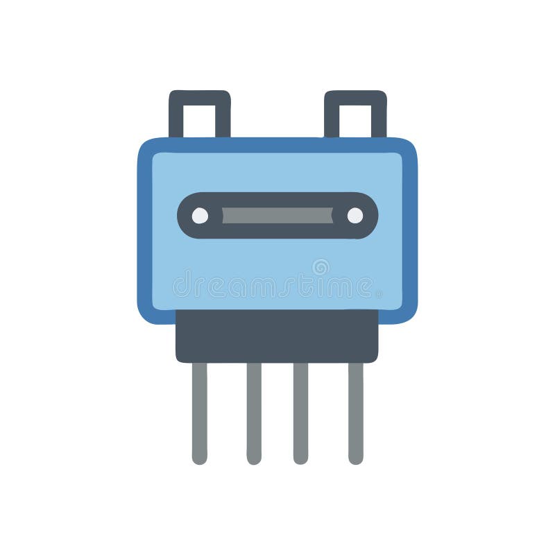 Voltage Regulator Technology Icon Stock Illustration - Illustration of ...