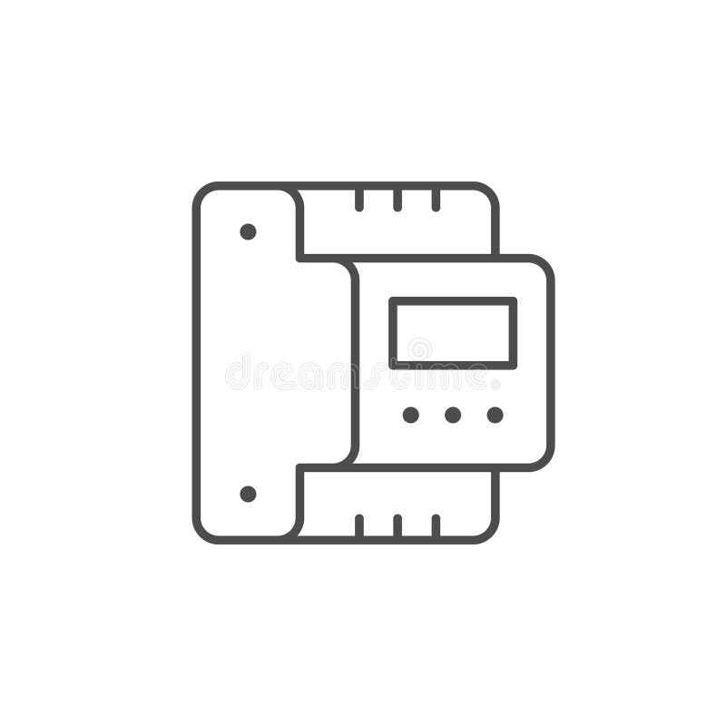 Relay Electronic Component Color Icon Vector Illustration Stock Vector ...