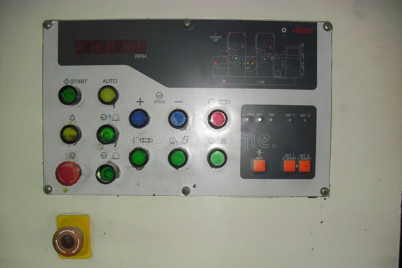 Voltage Switchboard Panel, Electrical Components at Plant and Factory ...