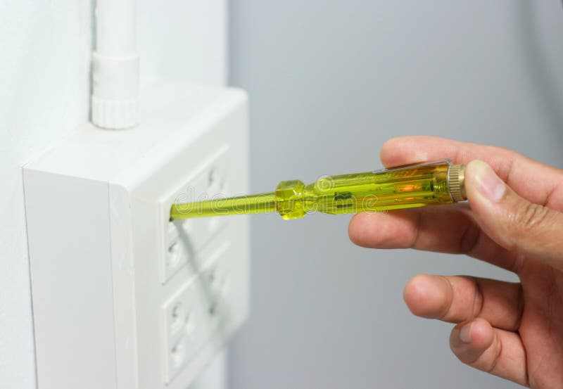 Voltage Test Lamp stock image. Image of electrical, isolated - 64238901