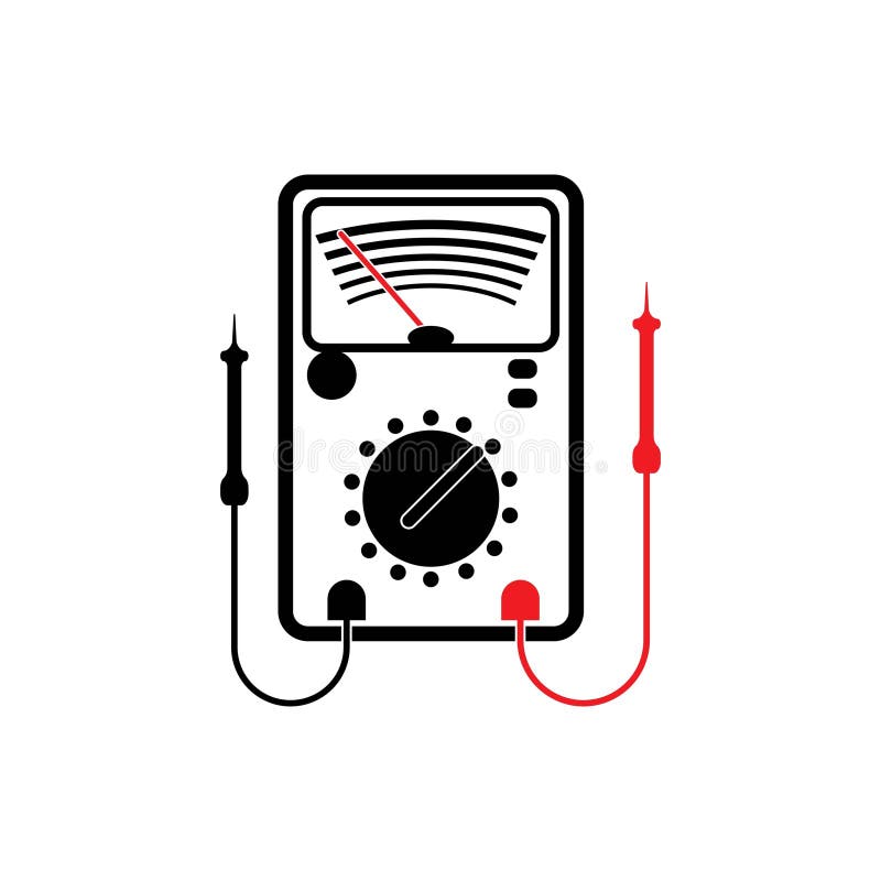 Voltage Tester Icon, Vector Illustration Design Template Stock Vector ...