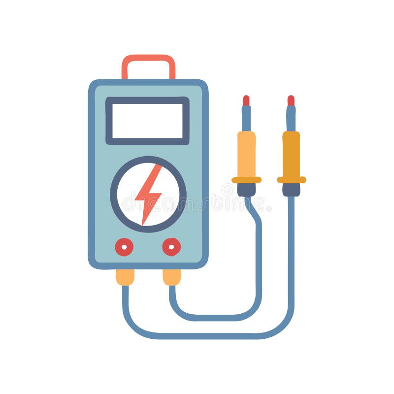 Voltage Tester Technology Icon Stock Vector - Illustration of ...