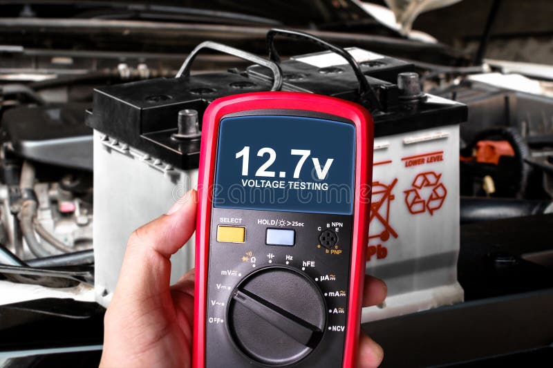 Car Battery Voltage Testing , Voltage Testing with Multimeter on Car ...