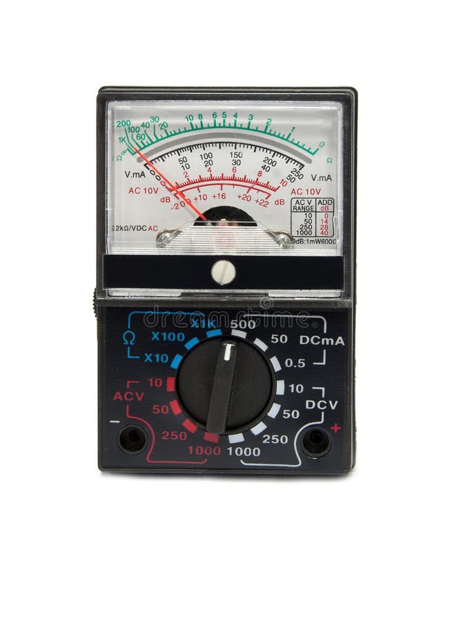Voltmeter stock image. Image of indication, electricity - 28435613