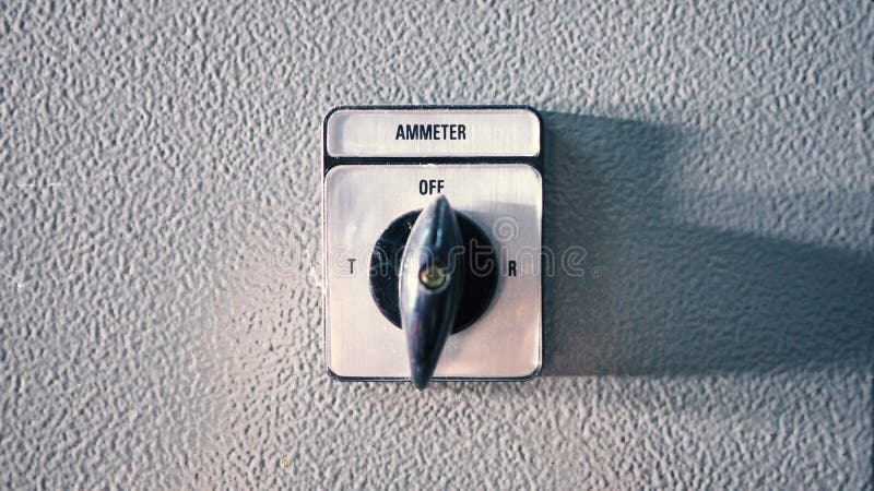 Voltmeter and Ammeter Electric Machine Stock Image - Image of black ...