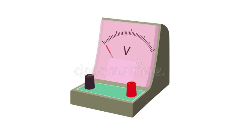 Ammeter Tool Color Icon Animation Stock Footage - Video of ultraviolet ...