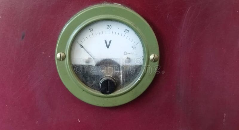 Voltmeter stock image. Image of potential, business - 278947641