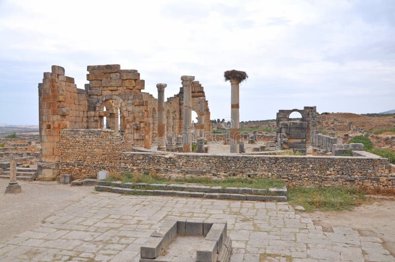 Volubilis stock photo. Image of archaeology, historical - 35230664