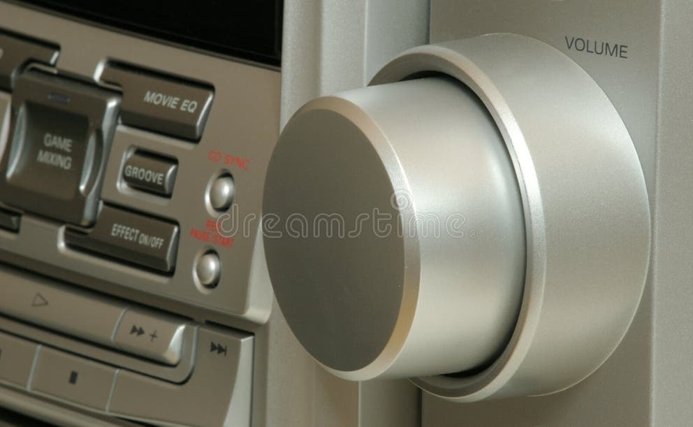 Volume stock photo. Image of volume, gray, stereo, buttons - 42252