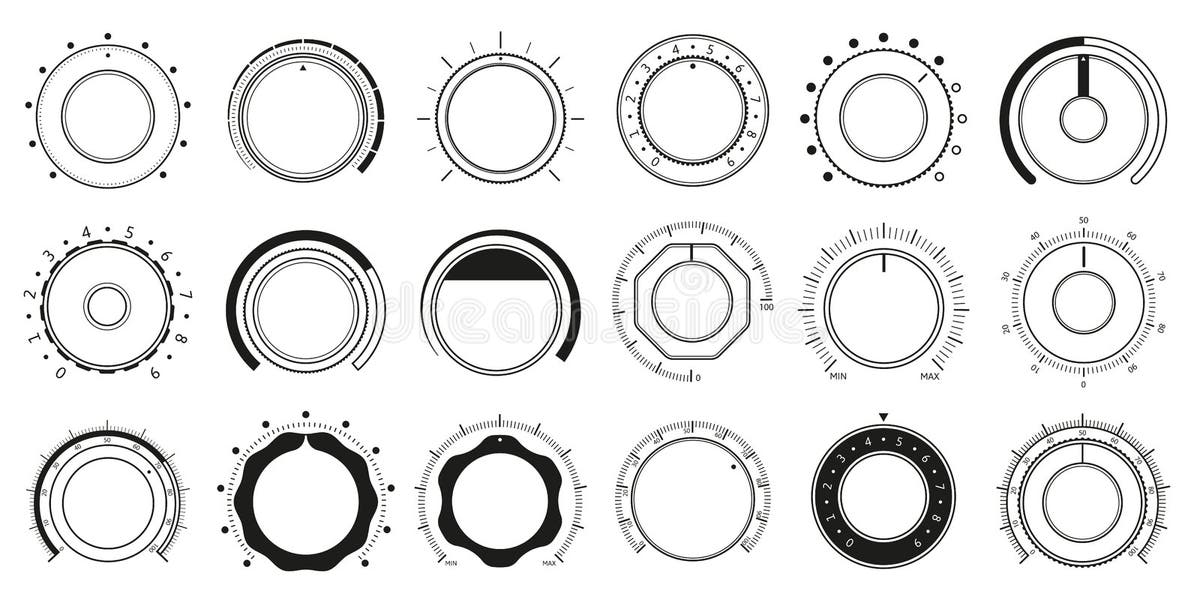 Potentiometer Dial Stock Illustrations – 14 Potentiometer Dial Stock ...