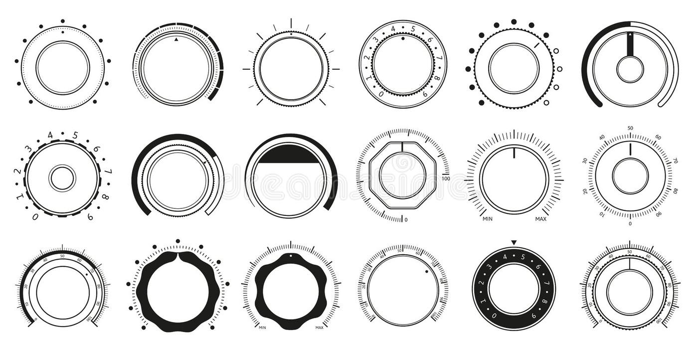 Potentiometer Dial Stock Illustrations – 14 Potentiometer Dial Stock ...