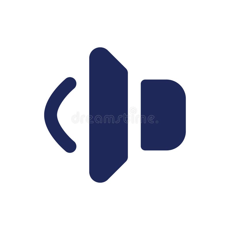 Volume black glyph ui icon stock vector. Illustration of digital ...