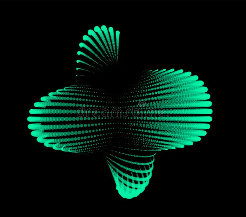Volume Bubble Swelling As Mountain. Spherical Protrusion. Distorted ...