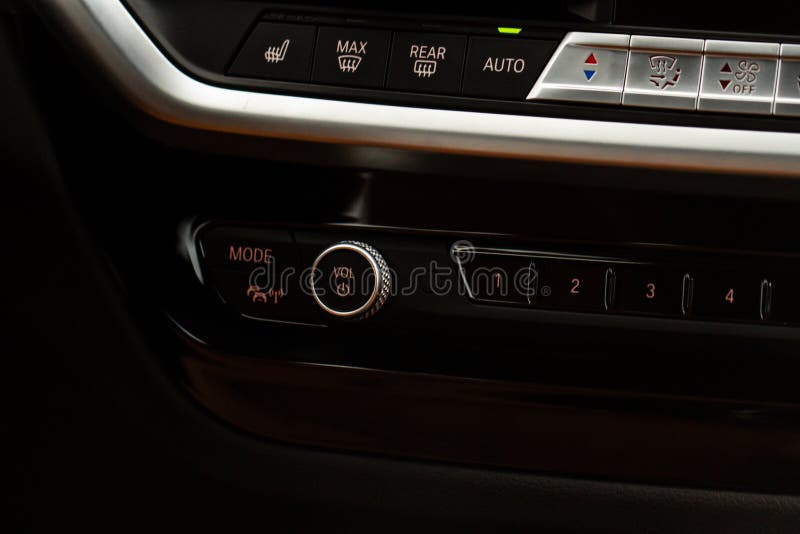 Volume Button in Car Panel. Stock Photo - Image of automotive, auto ...