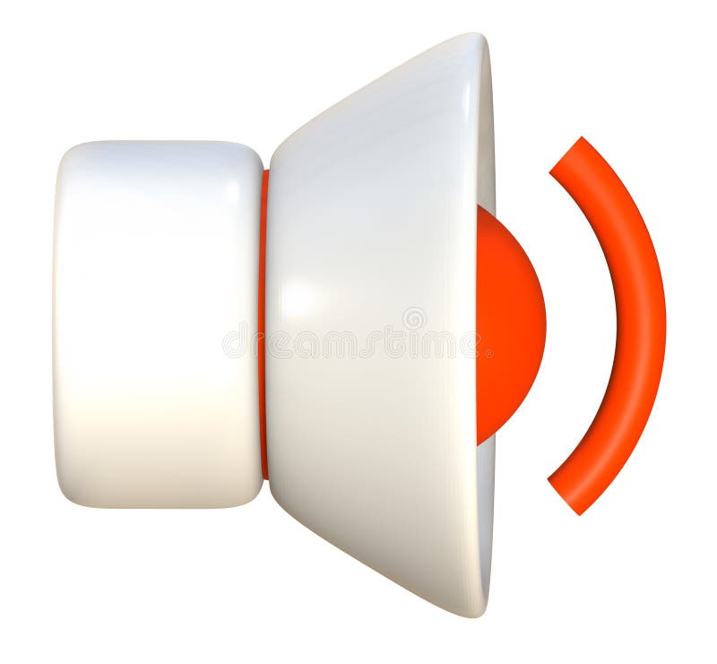 Volume Button 3d Icon Transparent Illustration Stock Illustration ...