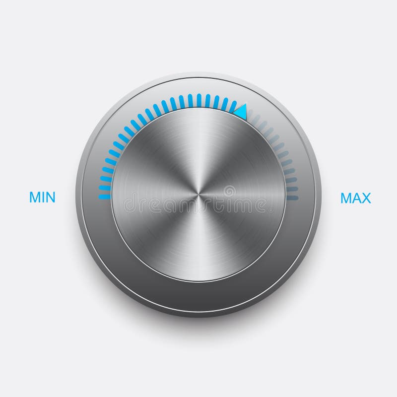 Volume Metal Audio Controller Stock Illustrations – 400 Volume Metal ...