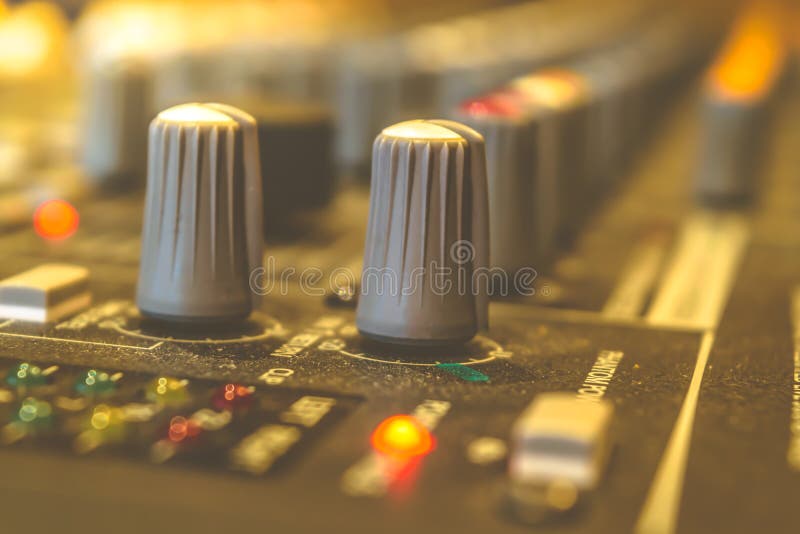 Volume Buttons , Vintage Style Stock Photo - Image of entertainment ...