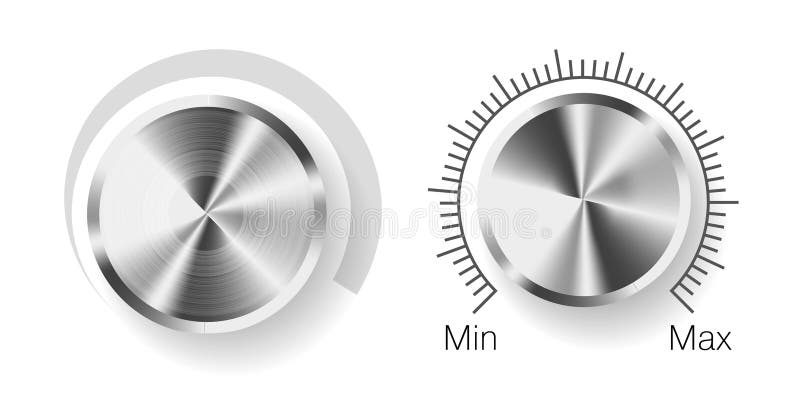 Vector Volume Balance Knobs Stock Vector - Illustration of electronics ...