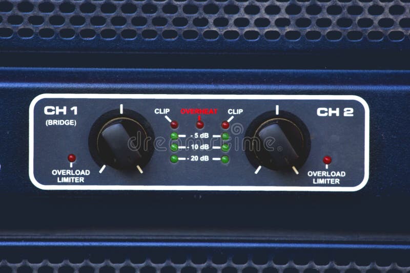 Volume Control, Audio System`s Sound Engineer. Stock Image - Image of ...