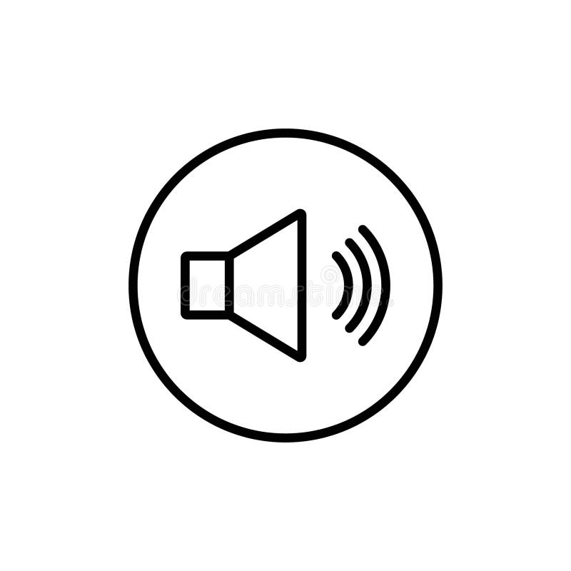 Volume Control Icon Ideal for Audio and Sound Settings Stock ...