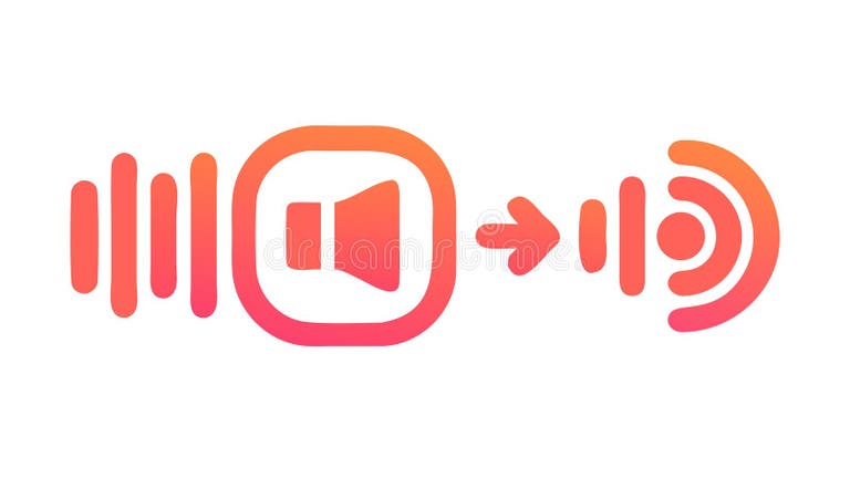 Volume Control Icon Vector Illustration for Audio Settings, Vector ...