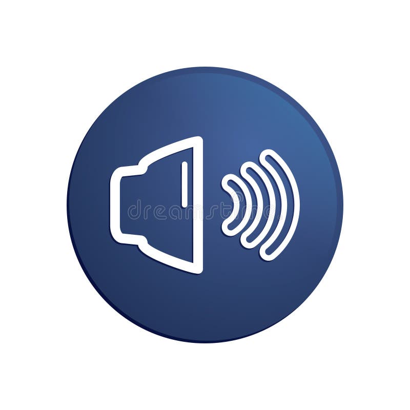 Volume Control Icon. Vector Illustration Decorative Design Stock Vector ...