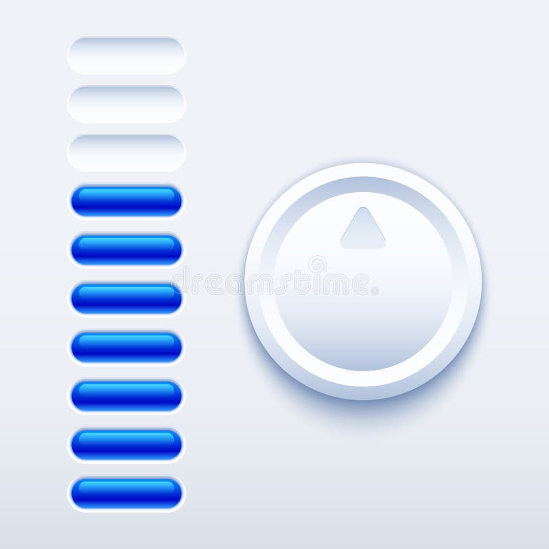 Volume control stock vector. Illustration of control - 41478849