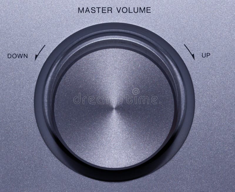 Volume controll stock photo. Image of steelcase, modulator - 3032442