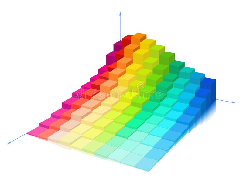 Volume Diagram Isolated on White Background. Stock Vector ...