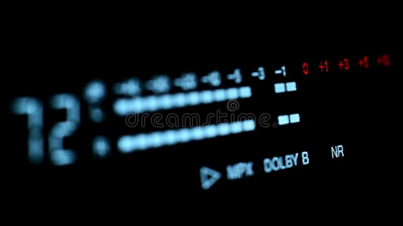 Volume, Digital Equalizer and Sound Level for Music, Amplifying Mixer ...