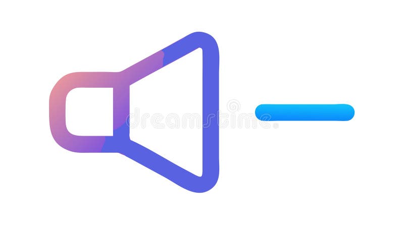 Volume Down Icon Audio Control Sound Decrease Mute Speaker Adjustment Symbol, Vector Design ...