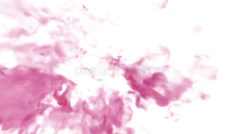 Volume Effects Dissolve Red Ink in Water or Massive Fume in Air. Vfx ...