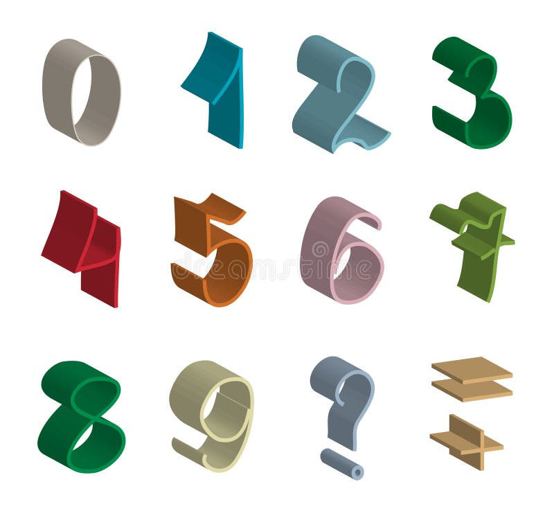 Volume figures stock vector. Illustration of price, blue - 26788449