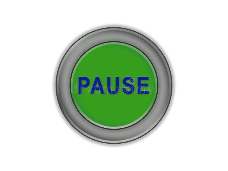 Pause Button Word Stock Illustrations – 210 Pause Button Word Stock ...