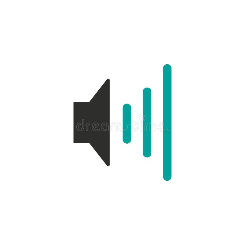 Volume Icon. Audio Speaker Symbol. Sound Sign Stock Vector ...