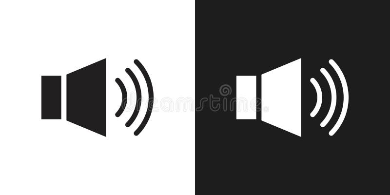 Volume Icon Logo Set Vector Stock Vector - Illustration of announcement ...