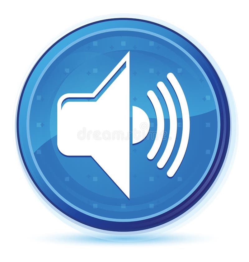 Volume Icon Midnight Blue Prime Round Button Stock Vector ...