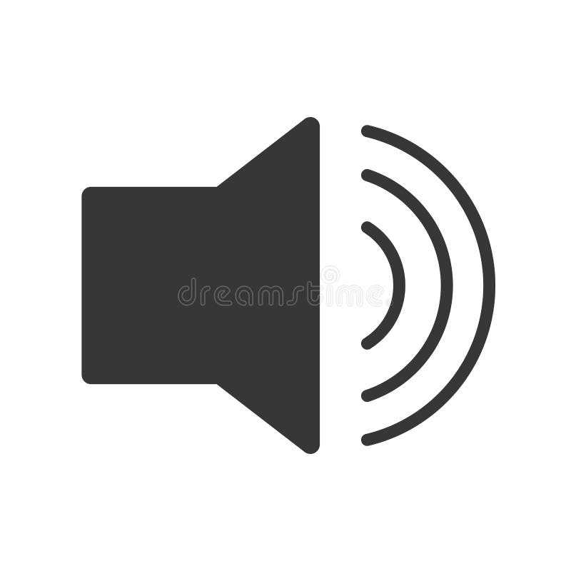 Volume Icon. Music and Sound Design. Vector Graphic Stock Illustration ...