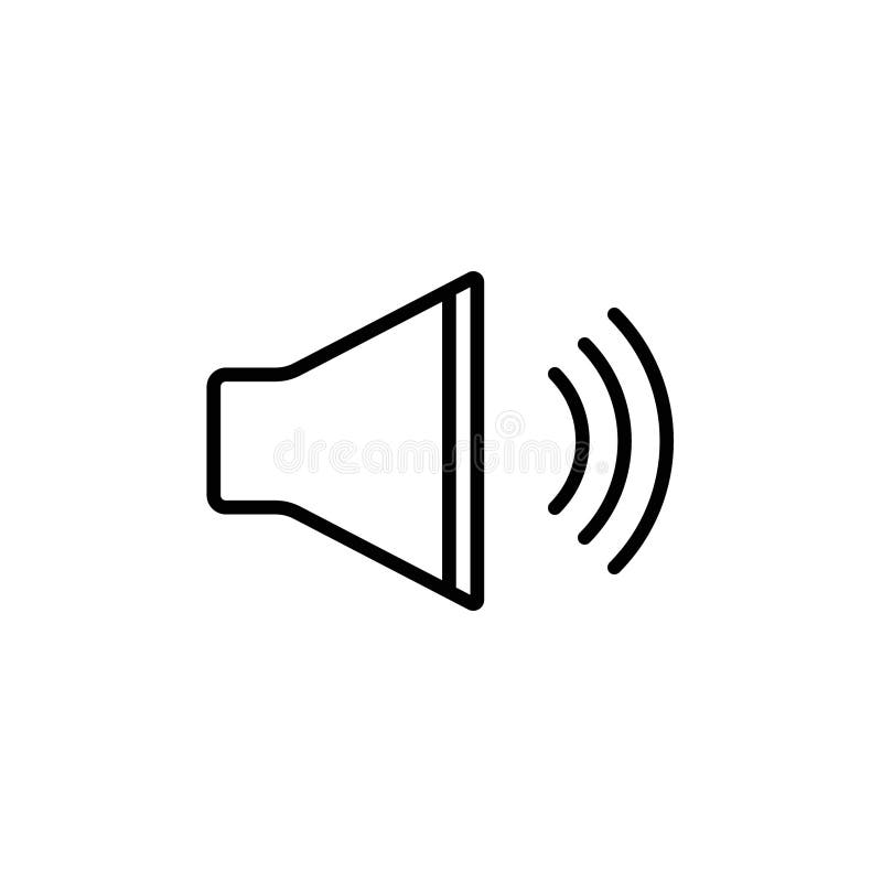 Volume Icon Perfect for Audio Controls Stock Illustration ...
