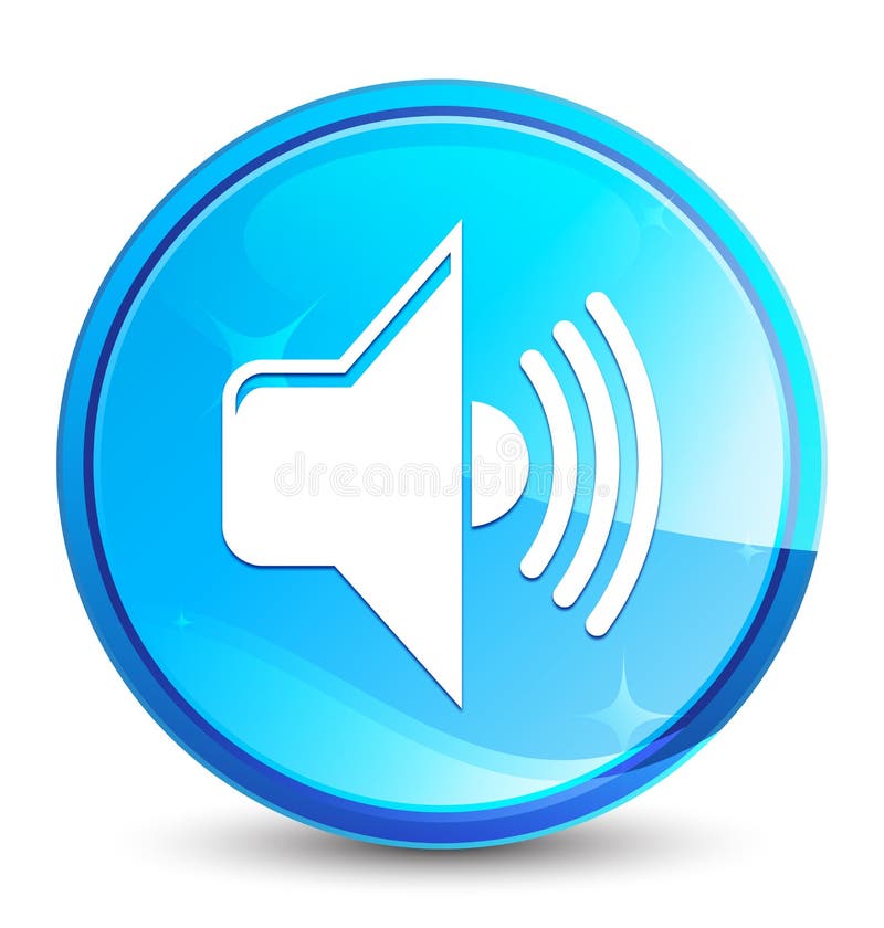 Volume Icon Premium Red Round Button Stock Illustration - Illustration ...