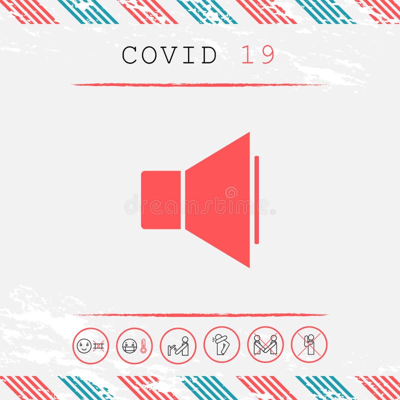 Volume Icon Symbol. Graphic Elements for Your Design Stock Illustration ...