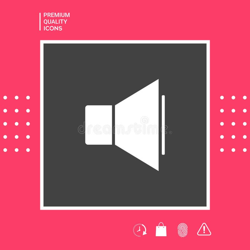 Volume Icon Symbol. Graphic Elements for Your Design Stock Vector ...