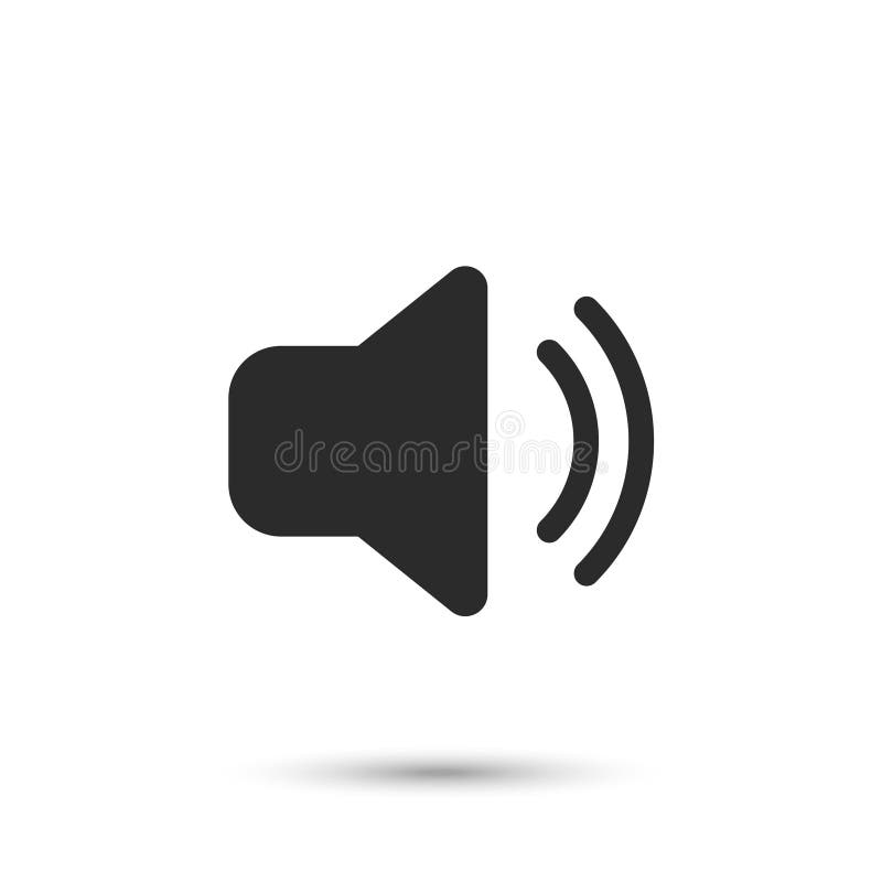 Volume Icon. System Vector Icon Stock Vector - Illustration of noise ...